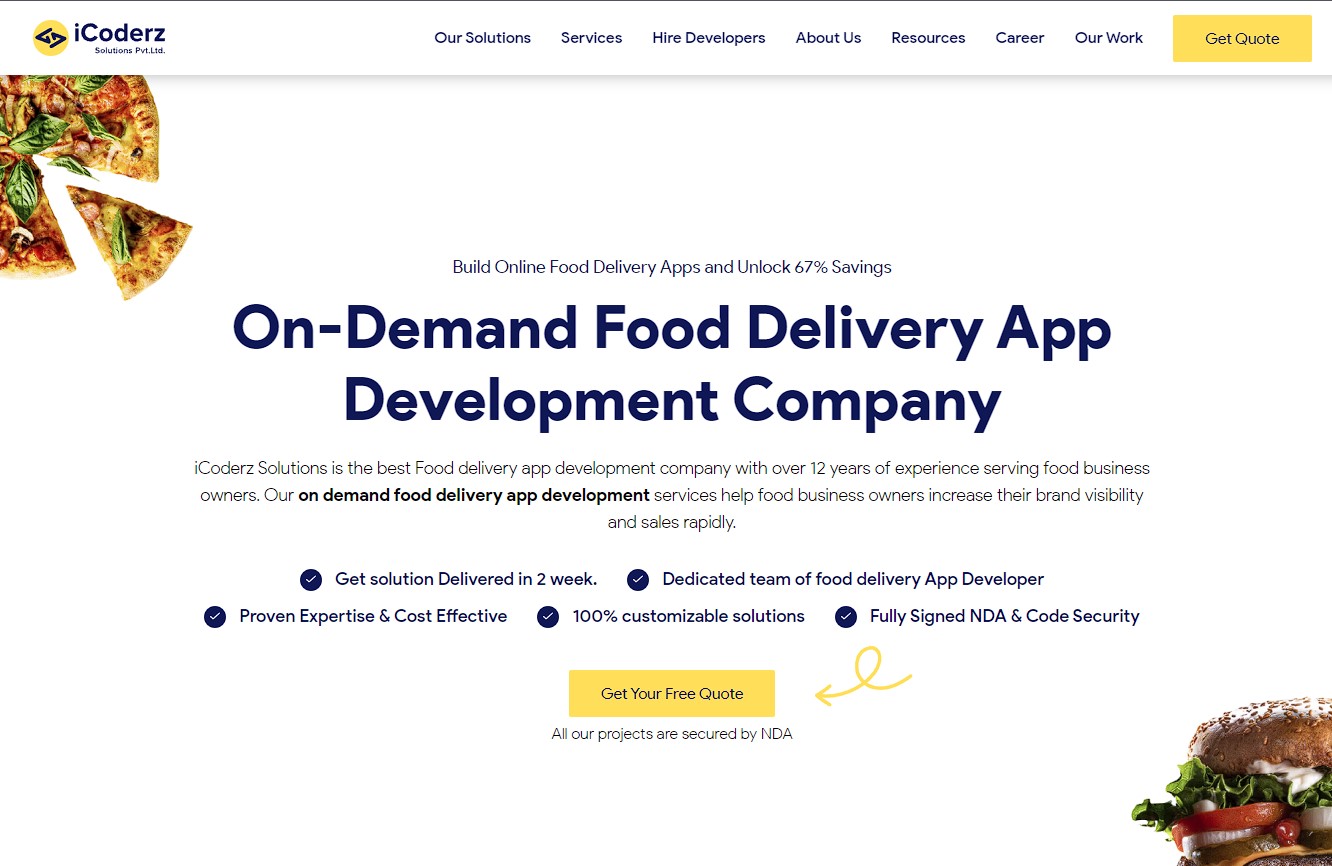 Top 10 Food Delivery App Development Companies in 2024